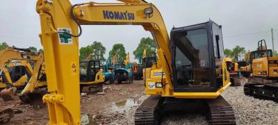China 7-Ton Komatsu 70-8 SAA4D95LE-5 Backhoe Excavator With 48500W Engine Power 56.4kN Traction Force for sale