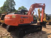 China Heavy Duty HITACHI ZX200 Excavator With 5680mm Boom Length 0.8M³ Bucket And 109.6KW Power for sale