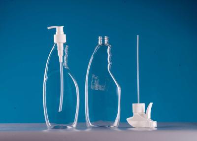 China 580ML Liquid Detergent Plastic Cleaning Agent Bottle With Pump Car Washing for sale