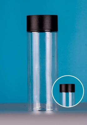 China 360Ml Empty Plastic Juice Bottles with Lids –  Cylinder Drink Containers - Great for Storing Homemade Juices, Water, for sale