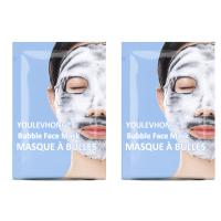 China Green Tea Extract Carbonated Water Bubble Face Mask for Brightening and Hydration for sale
