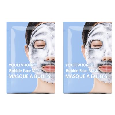 China Green Tea Extract Carbonated Water Bubble Face Mask for Brightening and Hydration for sale