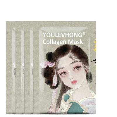 China Hydrating Collagen Face Mask Sheet for All Skin Types Unscented and Nourishing for sale