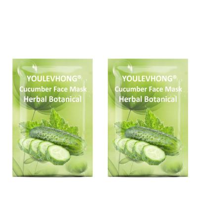 China Refreshing Cucumber Sheet Mask Pack Hydrating Paraben Free for All Skin Types 10 Sheets for sale