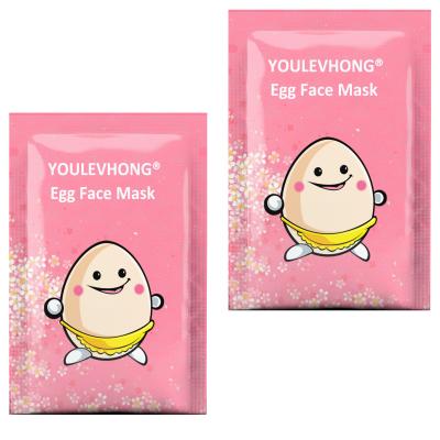 China Nourishing Hyaluronic Acid Egg Face Mask Brightening Collagen Sheet Mask for All Skin Types for sale