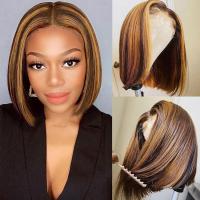 China Swiss Lace Human Hair Extensions 130% Density 100g  Lace Front Wigs New for sale