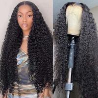 China Human Hair Extension Wig For Styling Long Curly Human hair Lace Front Wigs for sale
