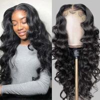 China Luxurious Human Hair Extension with 130% Density Loose Wave Curly Wigs for sale