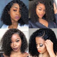 China Bob Frontal Wig 100% Human Hair Wigs - 8A/9A/10A Grade in Easy to Maintain Straight/Curly/Wavy Textures for sale