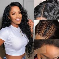 China Water Curls Human Hair Swiss/French Lace Wigs Unbeatable Extensions For The Ultimate Hair Transformation for sale