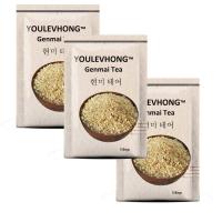 China YOULEVHONG Organic Brown Rice Green Tea Premium Genmai Tea Beauty Natural Herbal Detox Tea for sale