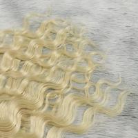 China 8A-10A Grade Swiss French Lace Wig Extensions 16 Inch Clip In Extensions 613 for sale
