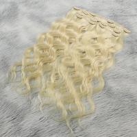 China 8A-10A Grade Swiss French Lace Wig Extensions 16 Inch Clip In Extensions 613 for sale