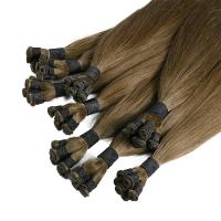 China Premium Breathable Human Hair Extensions for Ultimate Comfort Hand Tied Weft Human Hair for sale