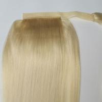China Effortless Weaves Breathable Human Hair Extensions for Styling and Perming Velcro Ponytail Extension for sale