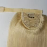 China Effortless Weaves Breathable Human Hair Extensions for Styling and Perming Velcro Ponytail Extension for sale