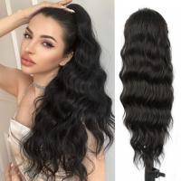 China Body Wave Drawstring Ponytail Real Human Hair Extension - Hair Wig Pieces Easy Maintain for sale