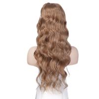 China Kinky Curly Drawstring Ponytail Human Hair 130% Density Sew in Hair Extension For Styling - Can Be Dyed / And Permed for sale