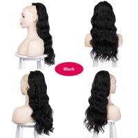 China Kinky Curly Drawstring Ponytail Human Hair 130% Density Sew in Hair Extension For Styling - Can Be Dyed / And Permed for sale