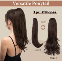 China Luxurious Full Lace Human Hair Wigs with Adjustable Densities Sleek Braided Ponytail With Swoop for sale