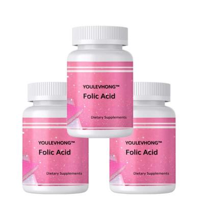 China YOULEVHONG Folic Acid 97%min Purity Vitamin Supplement Supports Red Blood Cell Formation for sale