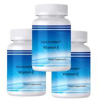 China Vitamin E Soft Gel Capsules Clear Brownish Red Viscous Vitamin E Softgels with Antioxidant Properties for sale