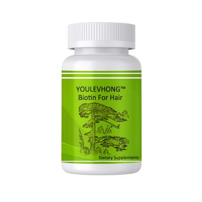 China Biotin Hair Growth Supplement Capsules (60 ct) for Strengthening Thinning Hair for sale