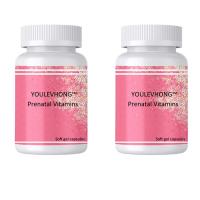 China Prenatal Vitamins 90 Servings Prenatal Supplement Capsules With 400 IU Vitamin D 200 Mg Calcium 2.5 Mg Vitamin B6 for sale