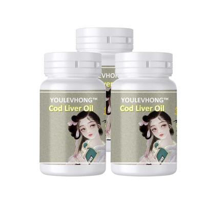 China Cod Liver Oil Softgels With Dietary Supplement Natural Health Beauty Capsules for sale