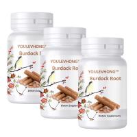 China Detox Support 50 Capsules of Gluten Free Burdock Root Capsules with No Sugar Added for sale