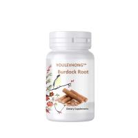 China Detox Support 50 Capsules of Gluten Free Burdock Root Capsules with No Sugar Added for sale