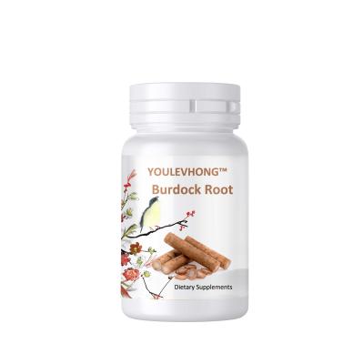 China Detox Support 50 Capsules of Gluten Free Burdock Root Capsules with No Sugar Added for sale