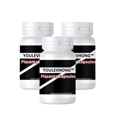 China Premium Placenta Capsules 60 Capsules GMP/FDA Certified FDA ISO Food Nutrition Booster for sale