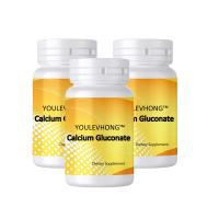 China 60mg Calcium Gluconate Tablets With Potassium , Calcium Supplement Gluten Free 120 Capsules for sale