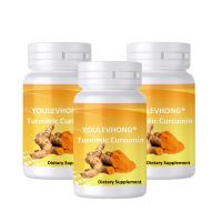China 450 Mg Curcumin Turmeric Supplement Veggie Capsules Gluten Free For Joint Health Care for sale
