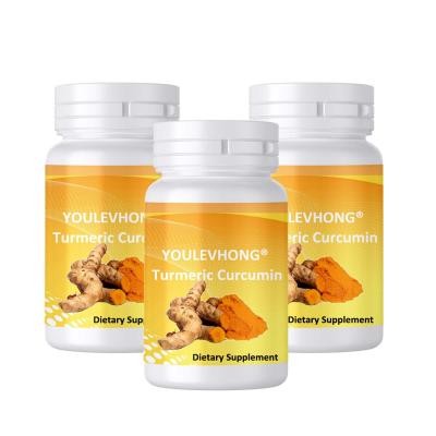 China 450 Mg Curcumin Turmeric Supplement Veggie Capsules Gluten Free For Joint Health Care for sale