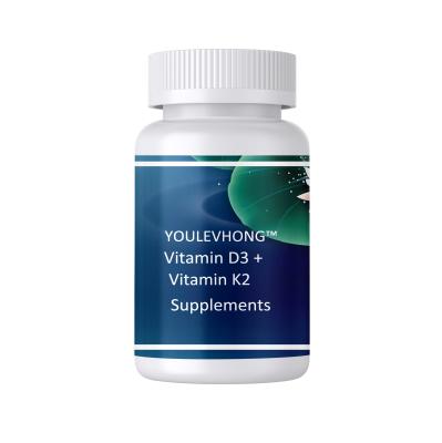China Premium Vitamin D3 / K2 Supplement 125mcg D3 100mcg K2 Supports Bone Teeth,Muscle And Immune Health for sale