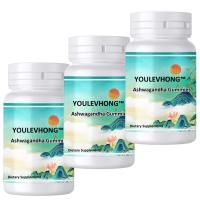 China 30-Serving Ashwagandha Gummies Supplement - Gluten Free Non GMO Soy Free Vegan Organic Heart Health Dietary Supplement for sale