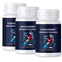China Sleep Gummies Supplements With Melatonin , 60 Vegan Natural Berry Flavor Best Sleeping Gummies For Adults for sale