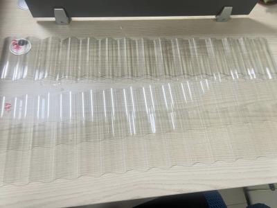 China Polycarbonate Corrugated Roofing Sheet 1.2kg/M For Sports Venues for sale
