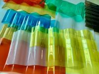 China 1120mm Width Pc Roof Sheet 90% Transparent Light Through Polycarbonate Roof Tiles for sale