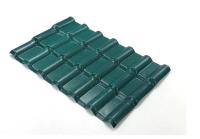 China ASA Synthetic Resin Roof Tile Spanish Bamboo Wave For Villa Sheds Warehouse for sale