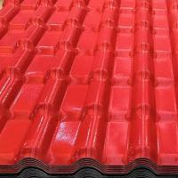 China 160mm Wave Asa Synthetic Resin Roof Tile Weather Resistance Spanish Roof Sheets for sale
