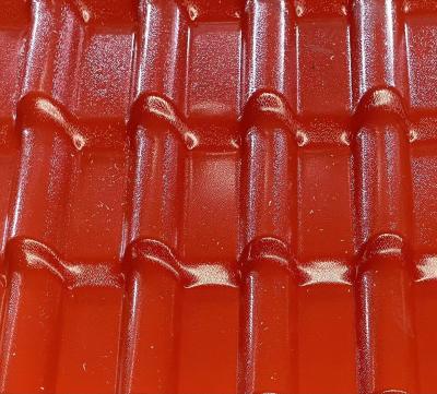 China Fire Resistance Asa Spanish Roof Sheet Waterproof Green Abd 2.5mm Thickness for sale