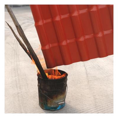 China Fire Resistance ASA Synthetic Resin Tiles Easy To Install Environment Friendly Sheets for sale