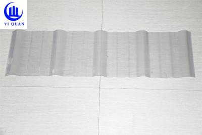 China Plastic Transparent Tiles Clear Polycarbonate Roofing Greenhouse Tiles for sale
