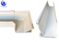 China Long life span PVC Rain Gutter sink For Villa eave roof water collecting for sale