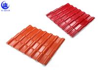 China Color Lasting ASA Spanish Roofing Sheets 1050mm Width Sound Insulation for sale