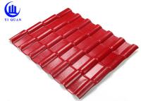China Fireproof Color Corrugated Synthetic Resin Roof Tile For Greenhouse Carport Hospital for sale