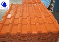 China UV Resistant Synthetic Resin Roof Tile 219mm Pitch For Building Construction Projects for sale